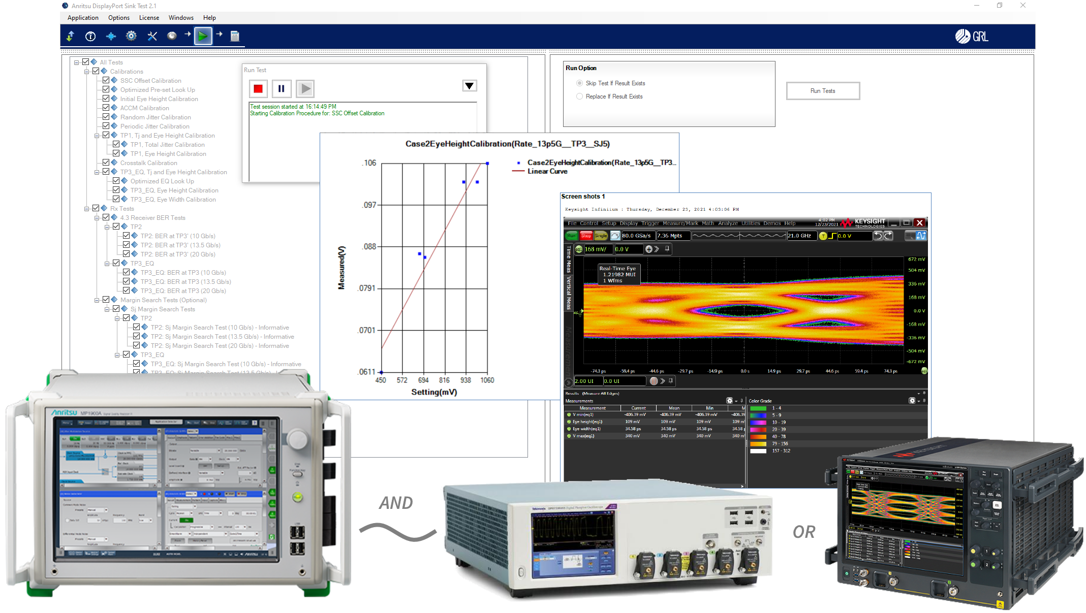 GRL DisplayPort 2.1 Receiver Calibration and Test Automation (GRL-DP21 ...