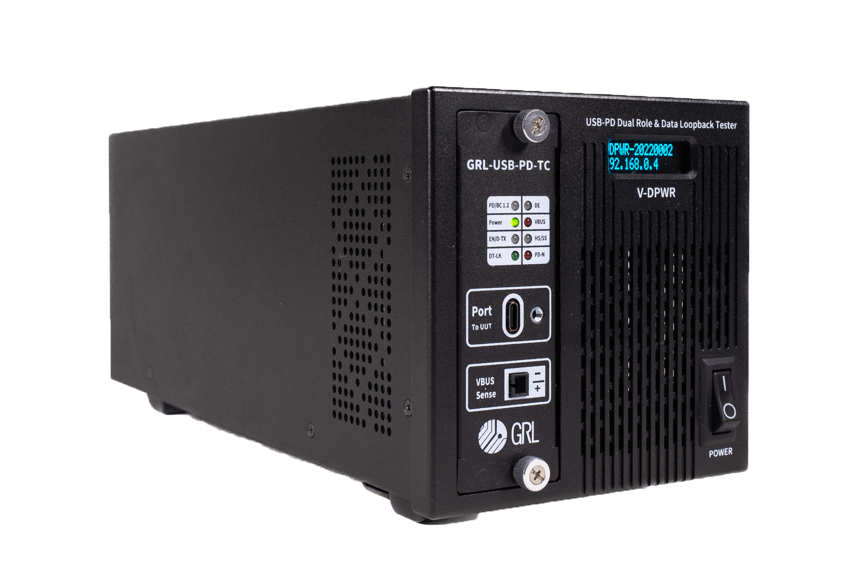 GRL Dual Role Power & Data Loop Back Tester for USB Type-C® and USB PD ...