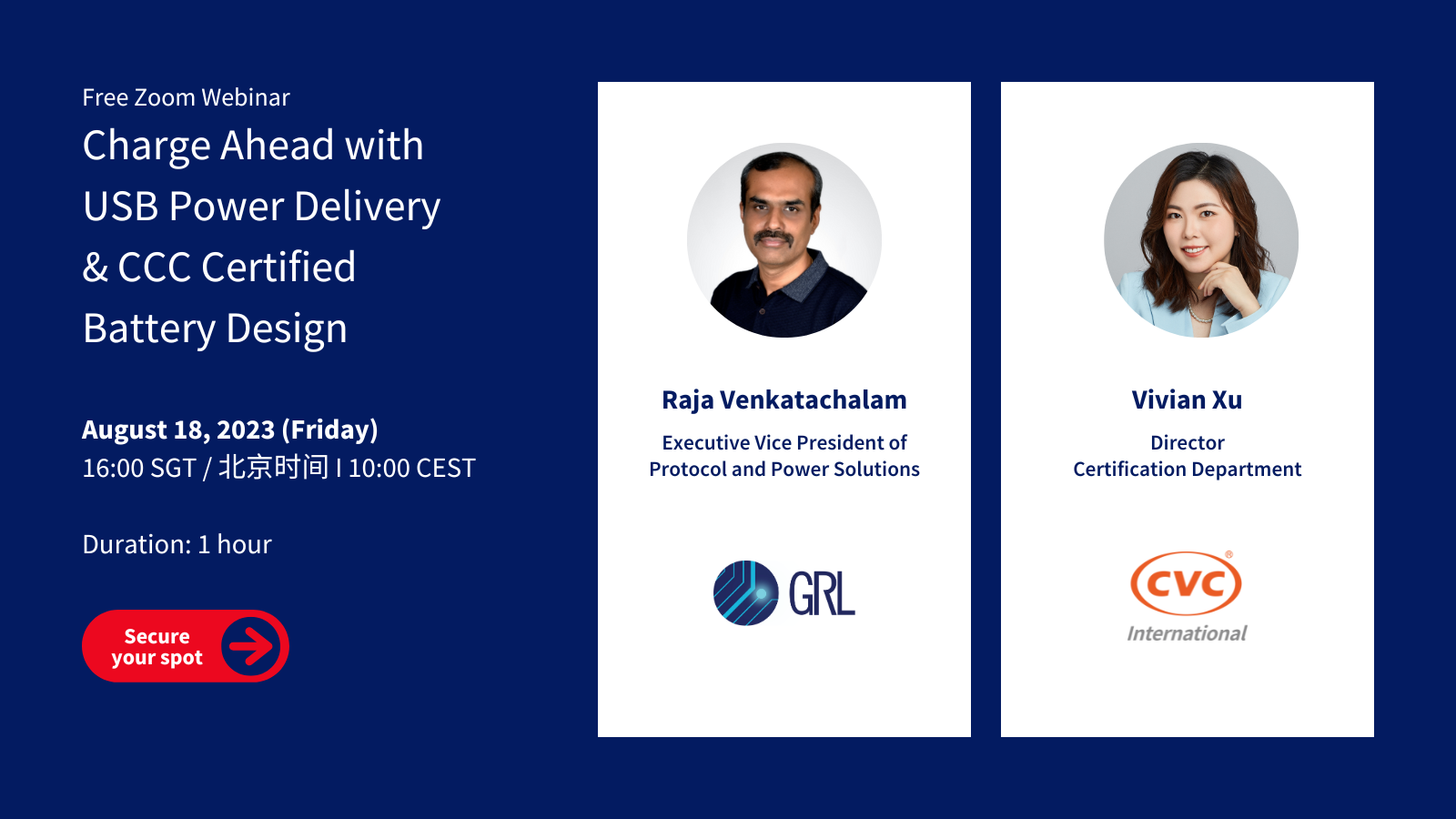 Charge Ahead with USB Power Delivery & CCC Certified Battery Design