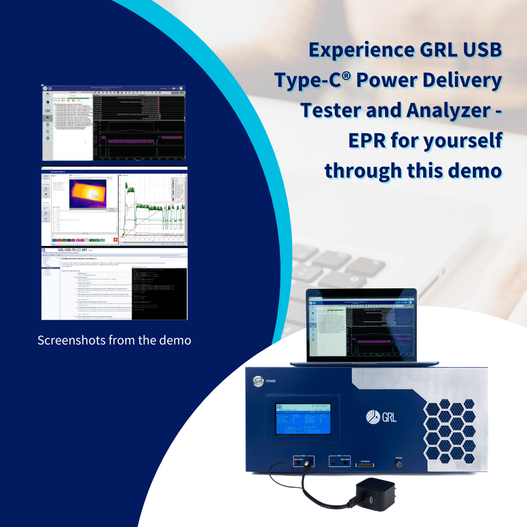 Experience GRL USB Type-C® Power Delivery Tester and Analyzer - EPR for ...